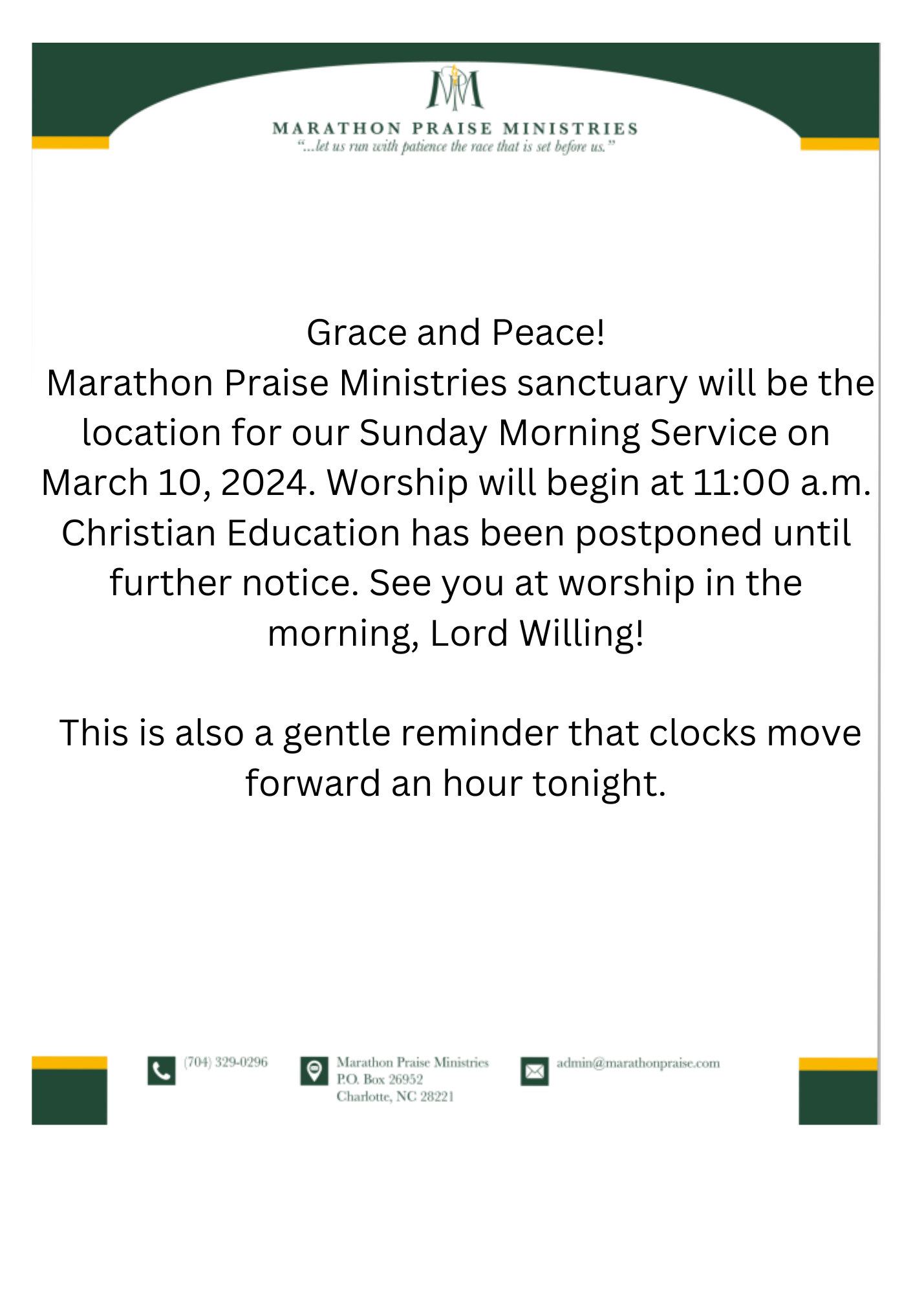 Home - Marathon Praise Ministries